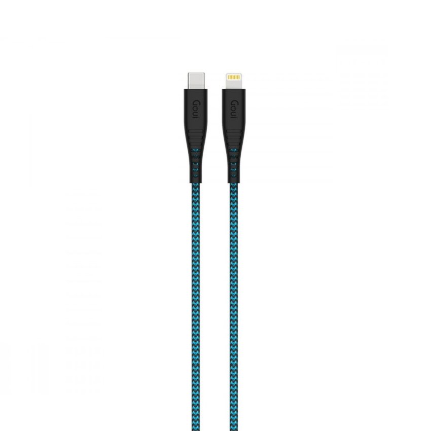 Goui - Flex USB C to Lightning Cable 1.5Mtr - Light Blue