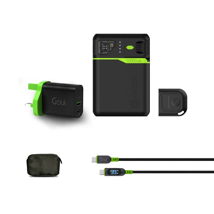 Goui - (Wall Charger + SIGO10 PLUSE + C To Type C Cable + Soft Bag ...